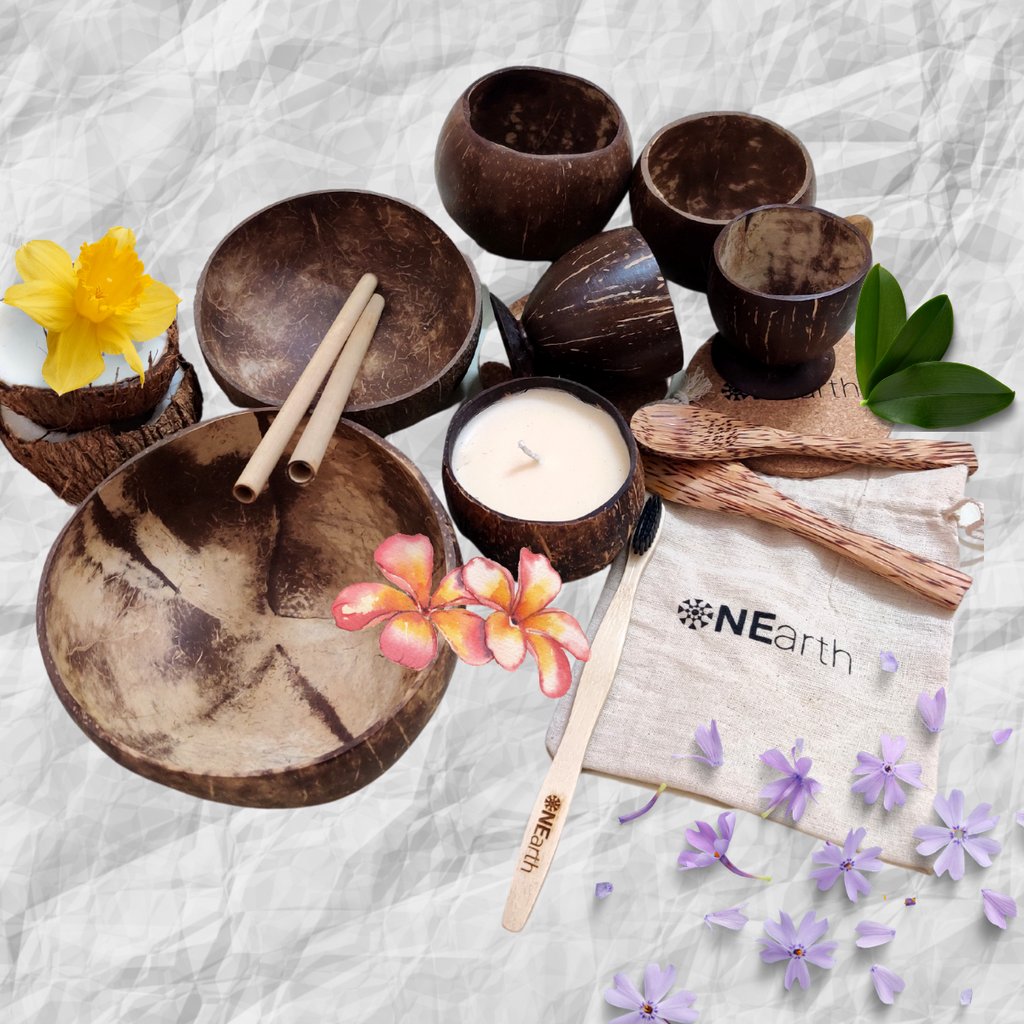 Buy MyOnearth Coconut Shell- Food lover Gift Set Online in India